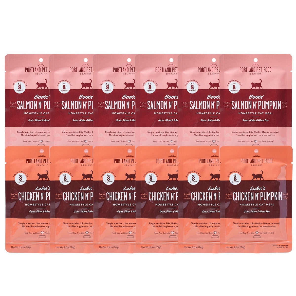 Healthy, Natural Cat Food | Variety Pack, Chicken, Salmon – Portland ...